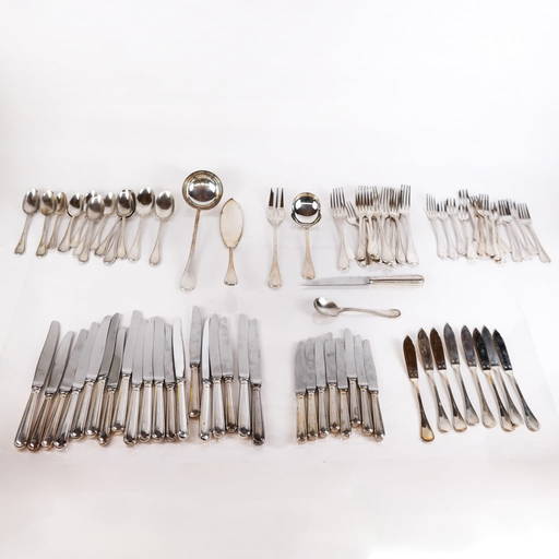 Christofle Silver Plate Flatware 84 Pcs.