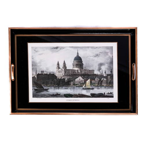 Lady Clare For Asprey Lacquered Serving Tray