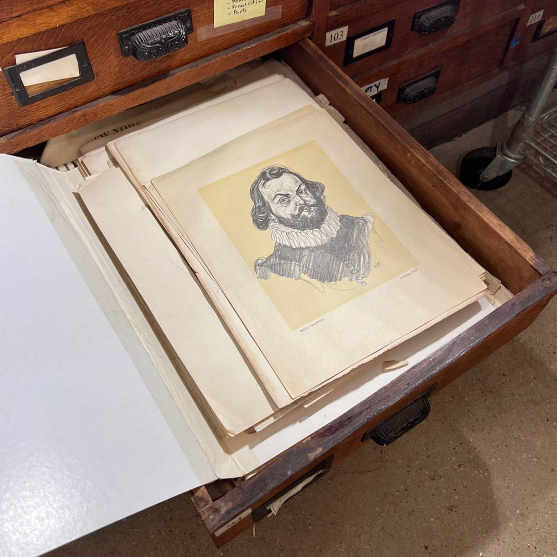 Assorted Antique Prints Of Famous Men Auction