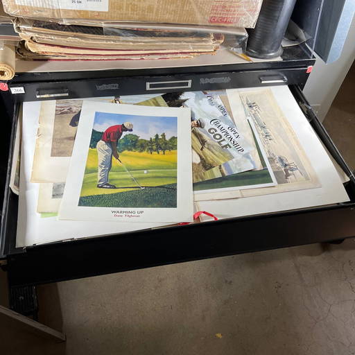 Collection Of Vintage Golf Prints