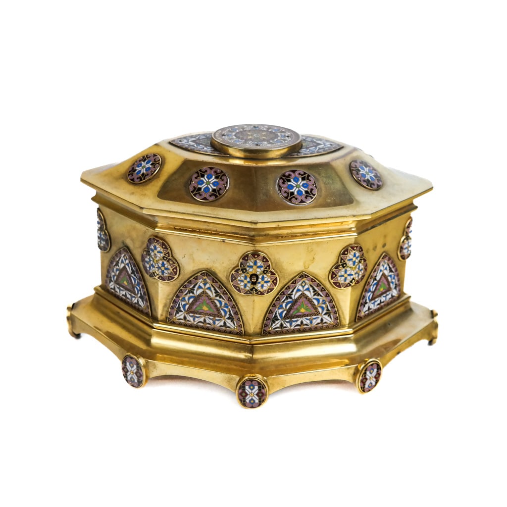 French Napoleon Iii Table Casket Auction