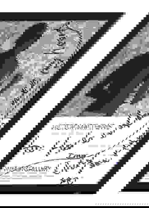 Victor Matthews: Exhibition Poster, Signed Auction