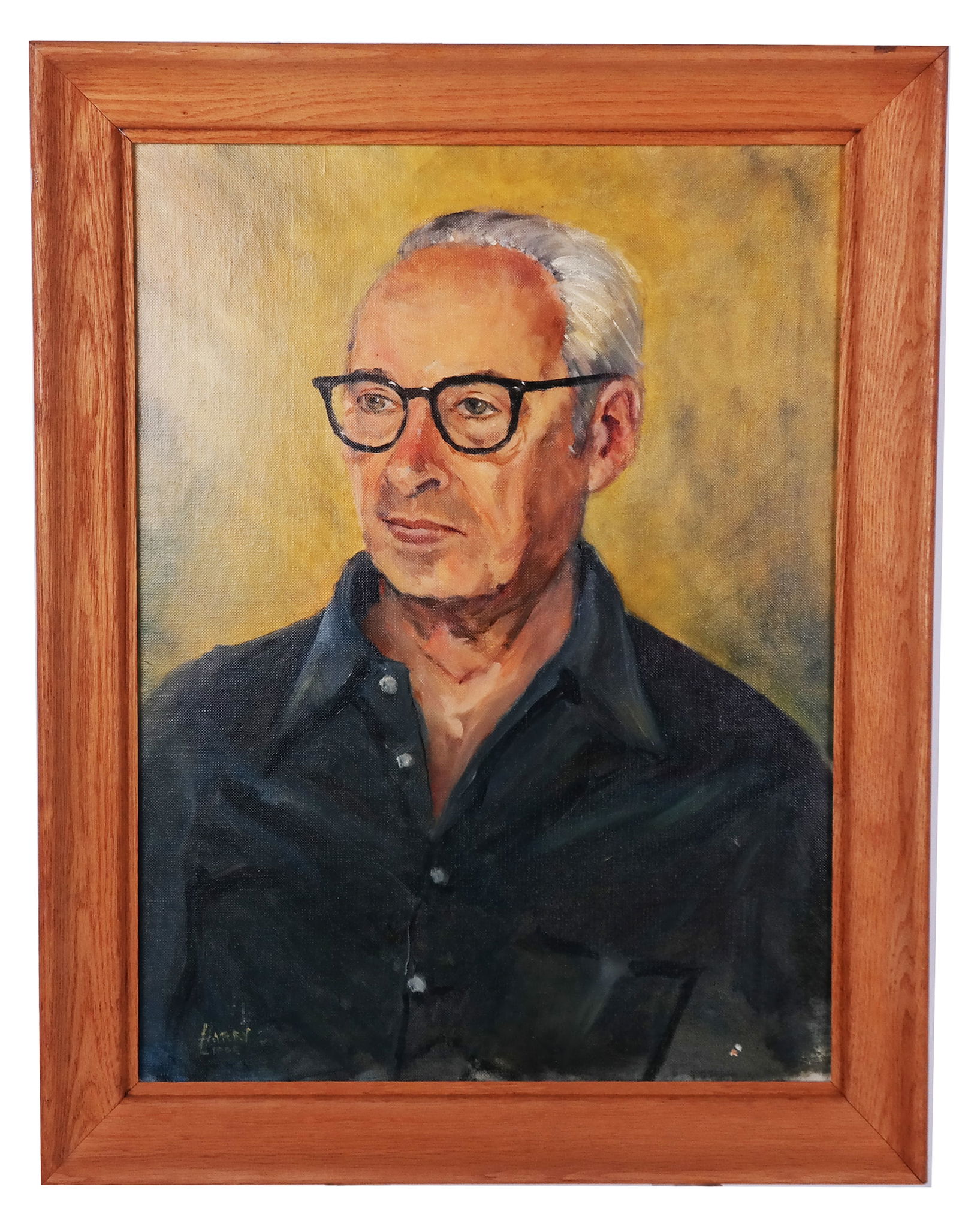 Signed Harry Lippe: Portrait Of A Man