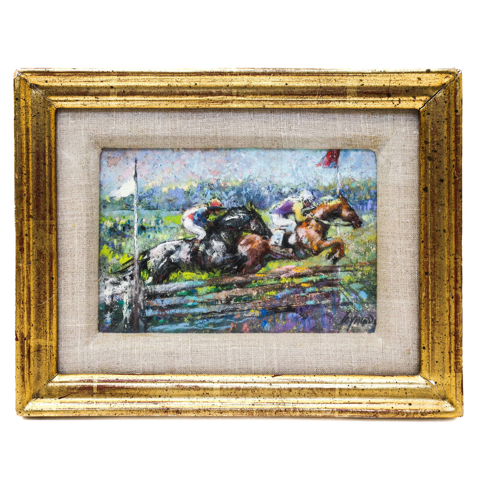 Fay Moore: Horseracing - Painting Auction