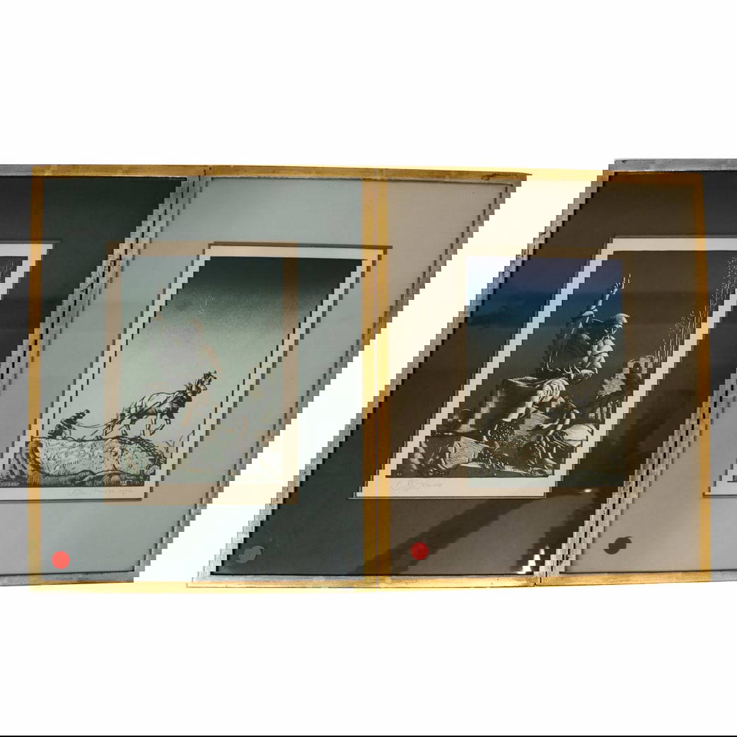 Allen Lewis: Two Color Prints Auction