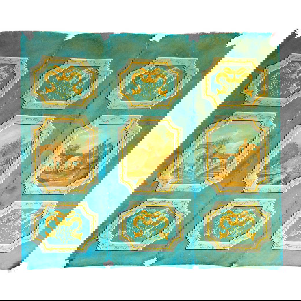 Zuber French Scenic Wallpaper Panels (3) Auction