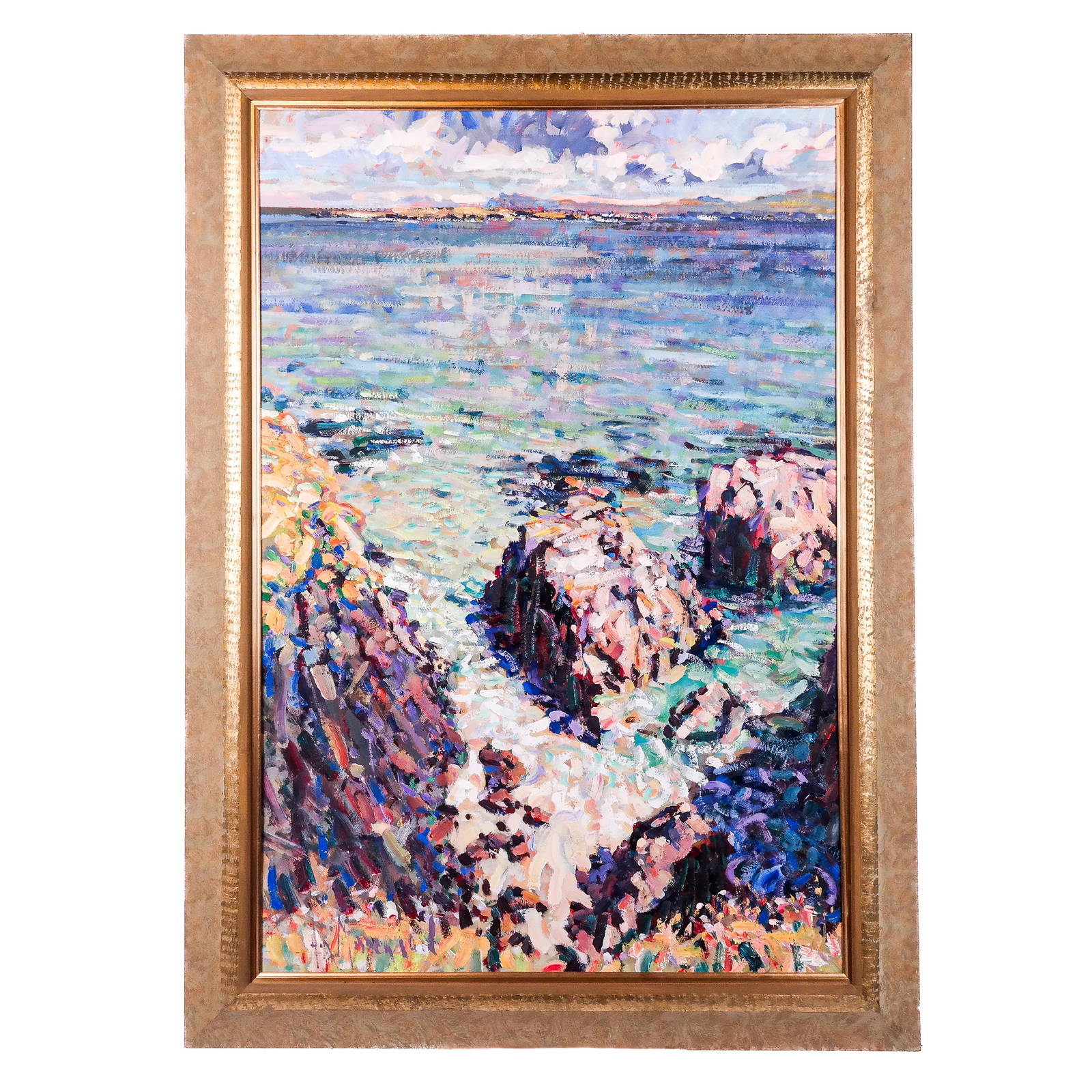 Arthur Maderson: Coastal Scene - Oil Painting Auction