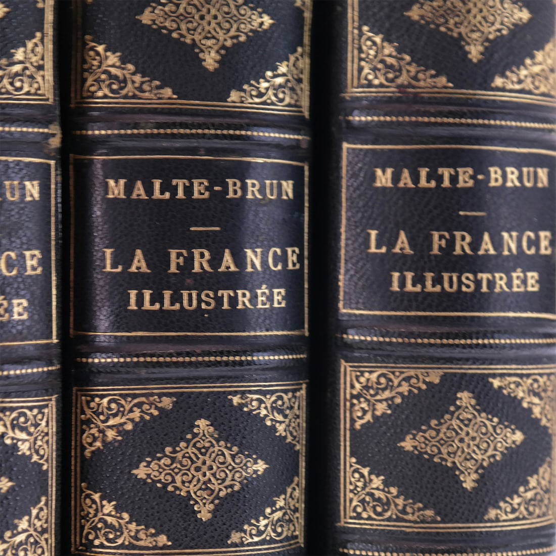 French Bindings: Malte-brun, La France Illustree Auction