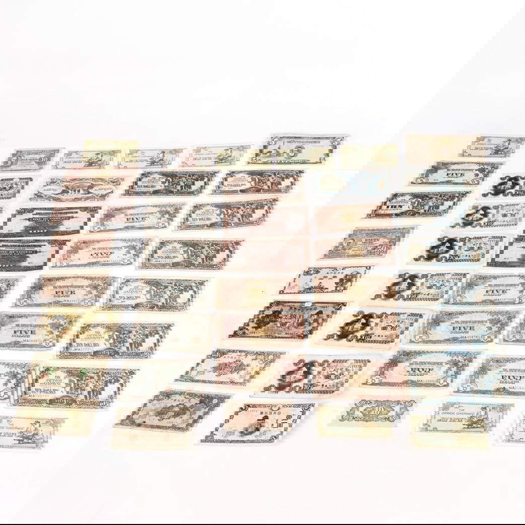 Collectible Japanese Paper Currency Group Auction