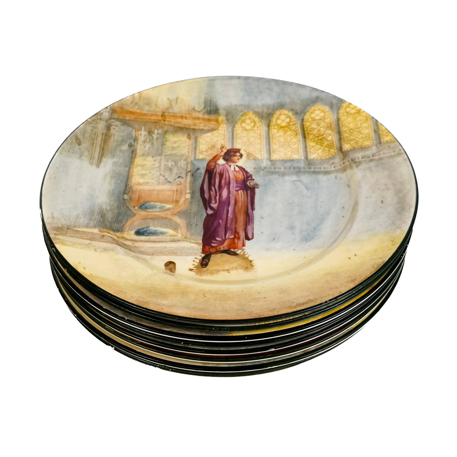 Royal Doulton Shakespeare Plates (8) Auction