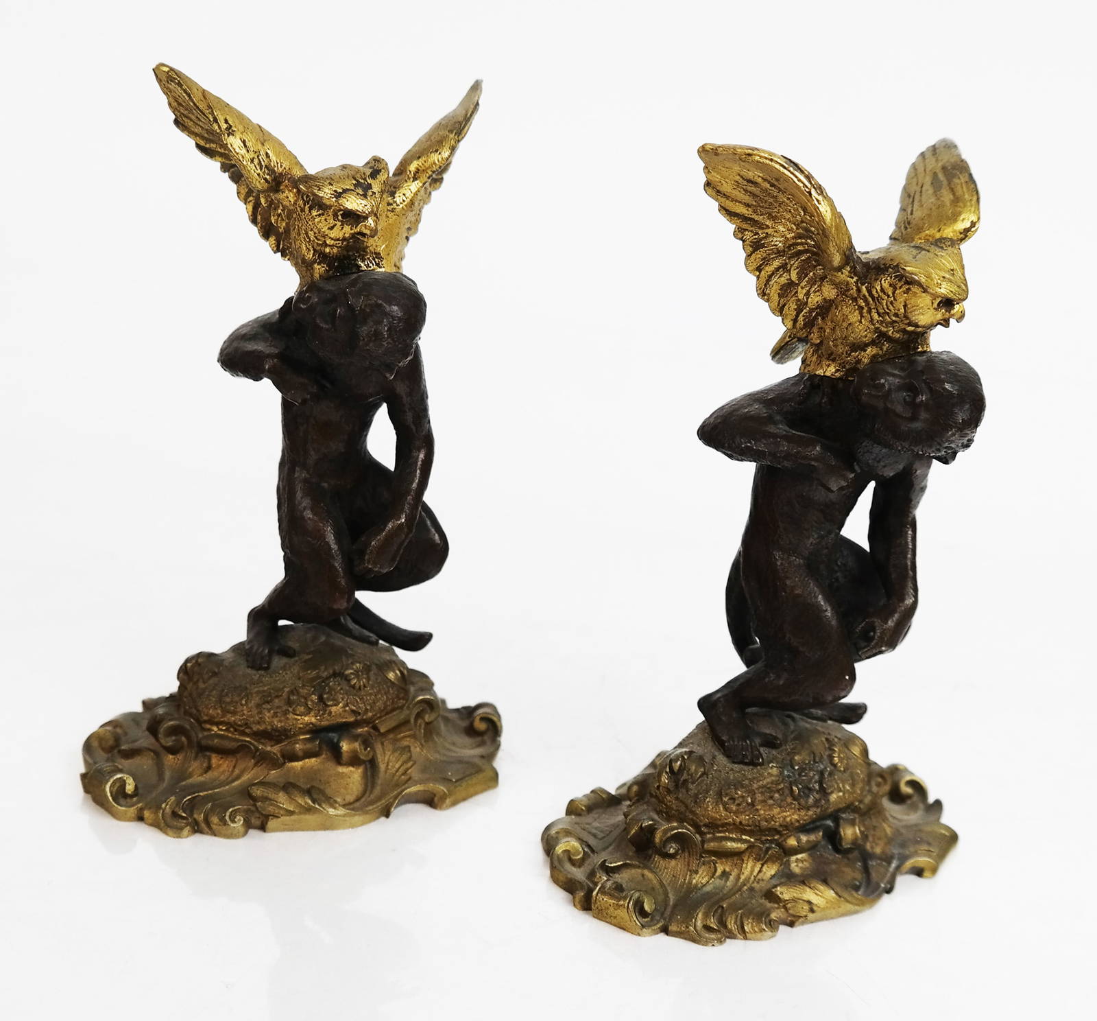 Rococo-style Bronze Animalier Sculptures (2) Auction