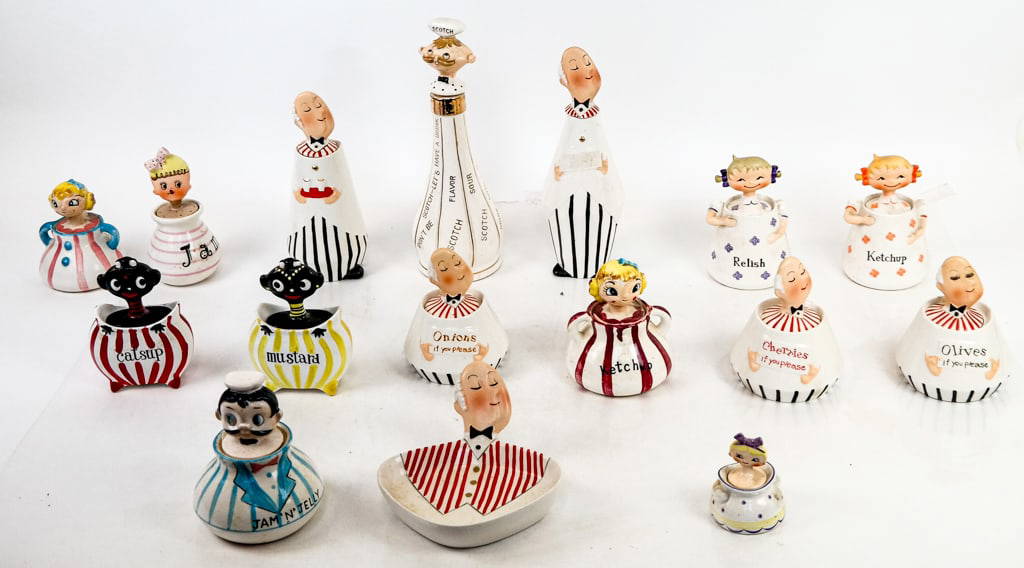 Holt Howard And Mg Porcelain, 16 Auction