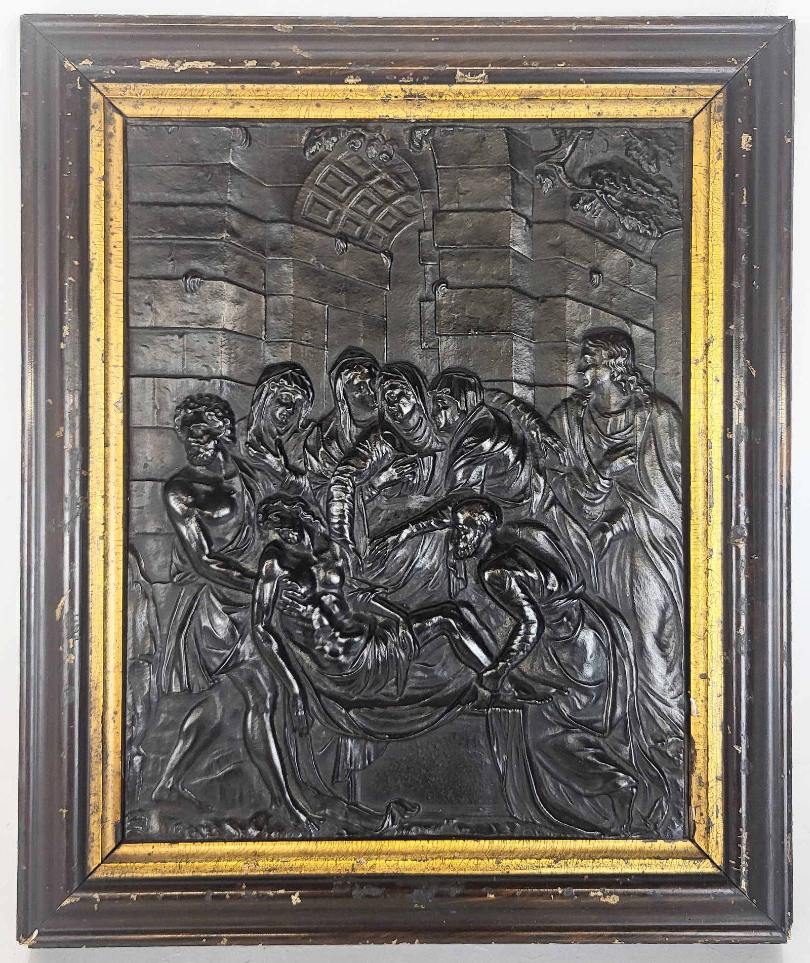Steel Relief Of The Station Of The Cross Auction