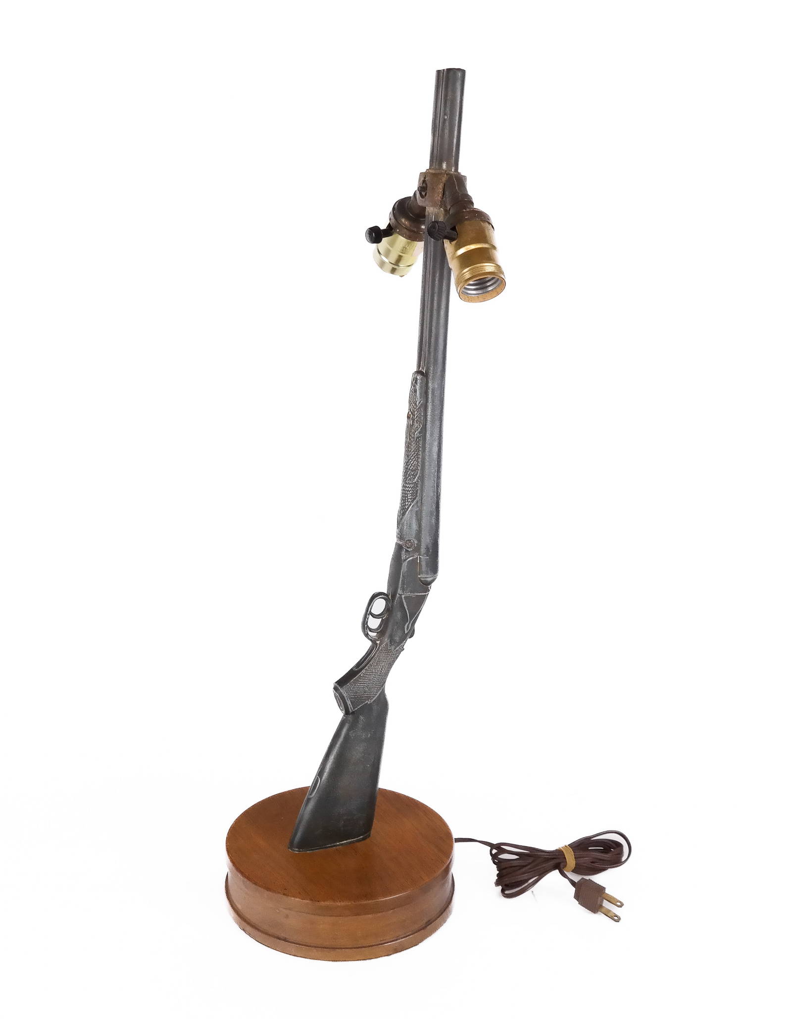 Brass Shotgun Lamp Auction