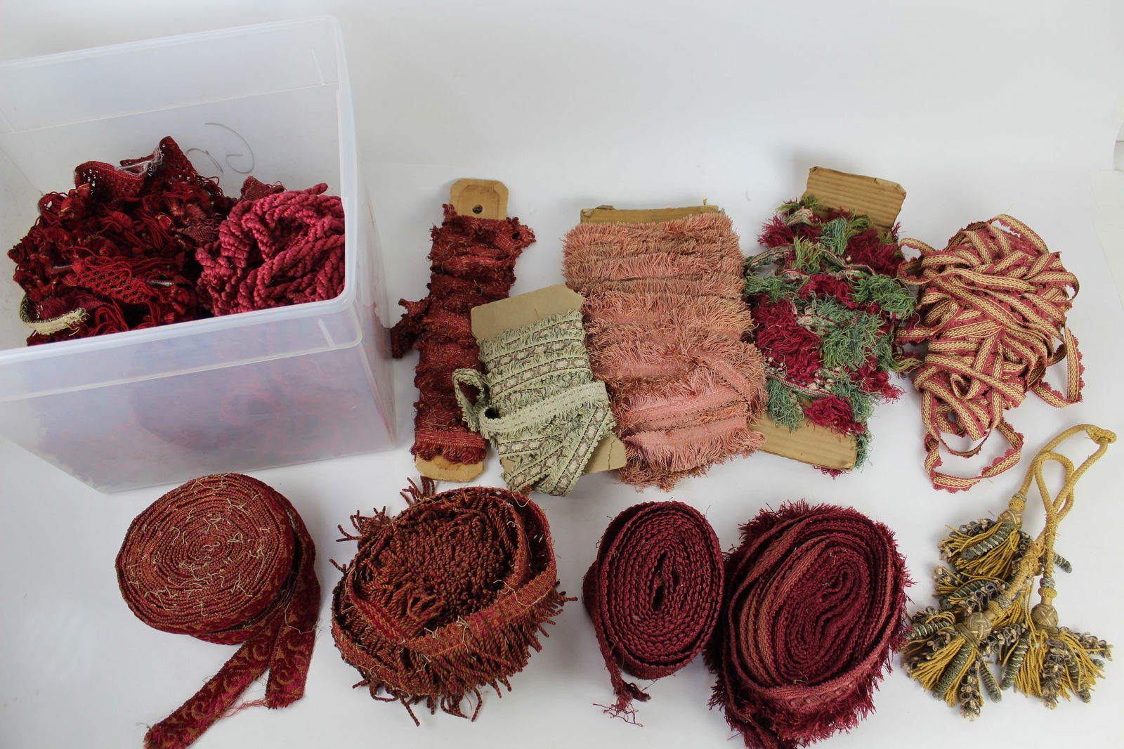 Assorted Red Antique Upholstery Trimmings, Etc. - May 31, 2025 | Roland ...