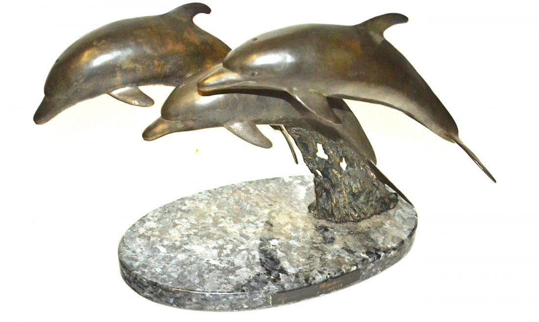 Robert L. Refvem, Bronze - Jumping Dolphins