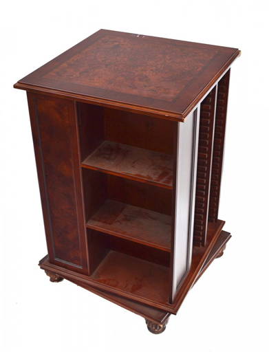 Revolving Library End Table