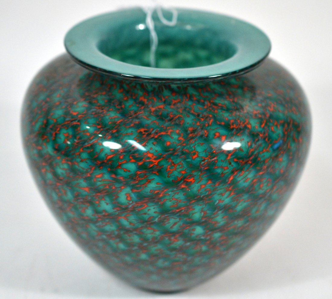 Ken Ostrow Art Glass Vase - Jan 11, 2014 | Roland NY in NY