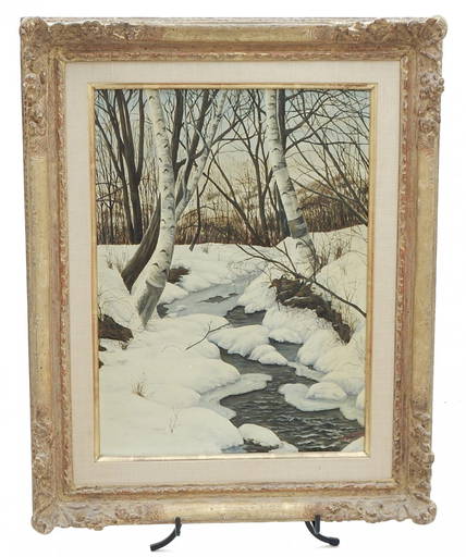 Patsy Santo, Winter Landscape - Aug 16, 2014 | Roland NY in NY