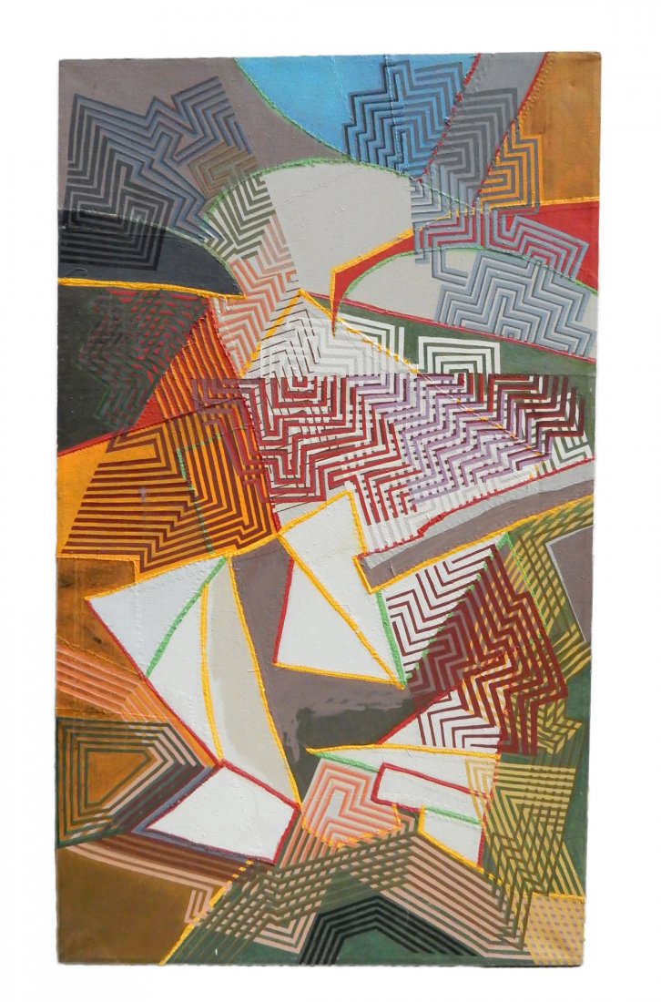 Boyce Benge Geometric Abstract Painting