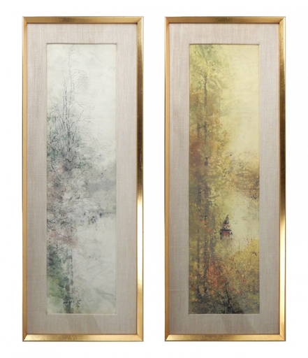 Pair Of Chen Chi Lithographs