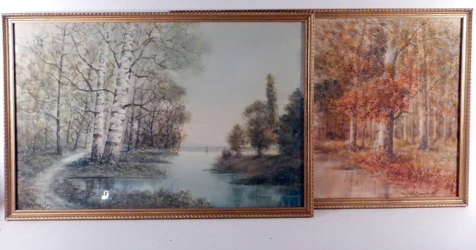Raphael Senseman, Pair Of Landscapes