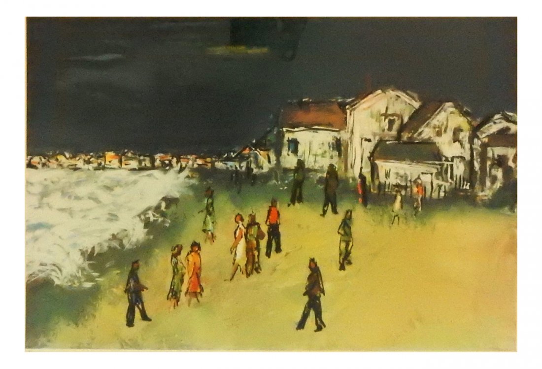 Sol Wilson, Beach Scene with Figures - Jul 11, 2015 | Roland NY in NY