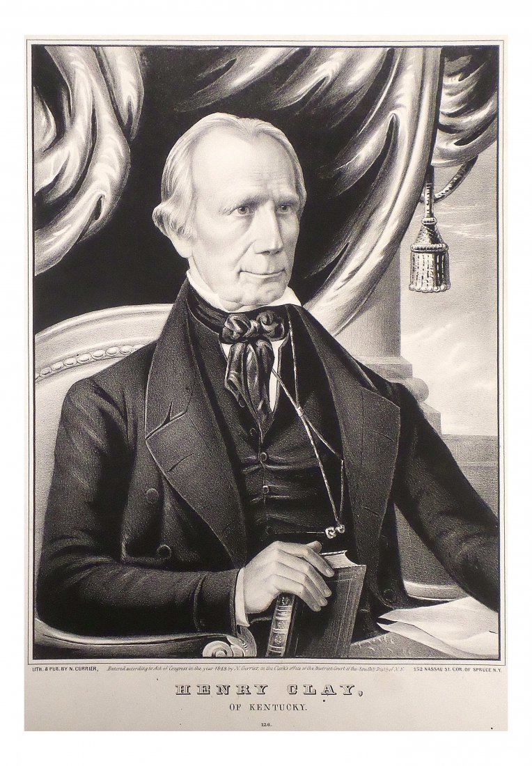 Henry Clay - 1848 Portrait by Nathaniel Currier