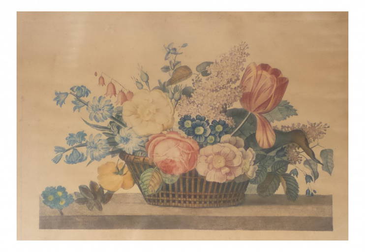 Still Life, Color Intaglio Print