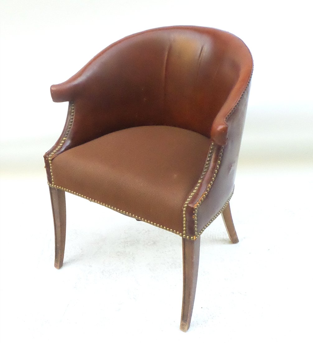 Leather Bank Of England Chair