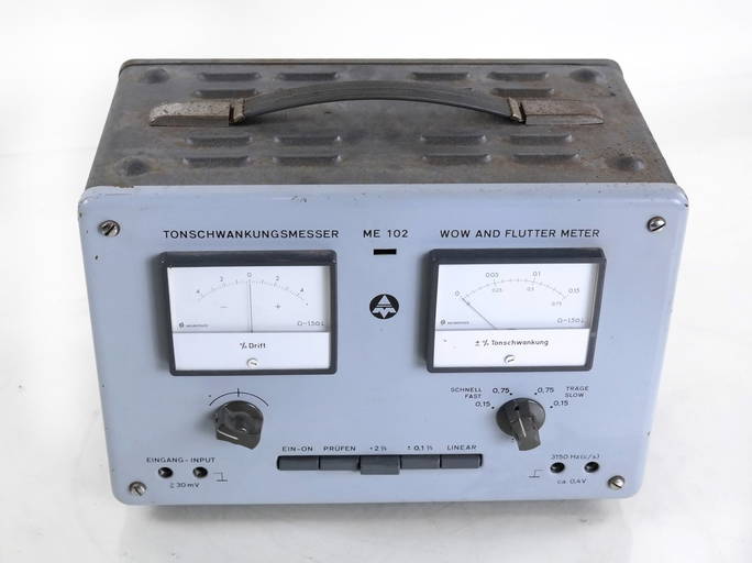 Wow And Flutter Meter