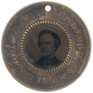 1860 Campaign Ferrotype: Breckinridge Lane