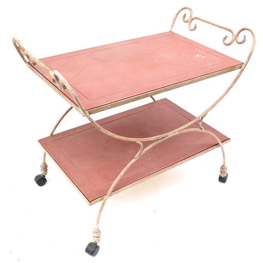 Two Tier Iron Tea Cart