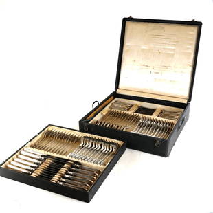 Atkins & James Robinson Silver Plated Flatware Group