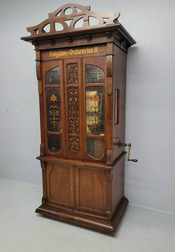 Polyphon Orchestrion 2 Upright Music Machine Hgt 100" W 47" D 30" Made ...