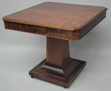 Circa 1840 Empire Mahogany Pier Table