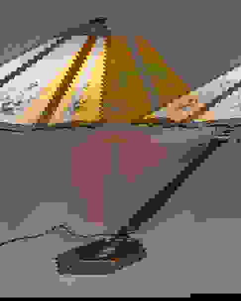 C 1920's Signed Miller Lamp Co With Original Finish - Has 8 Reverse ...