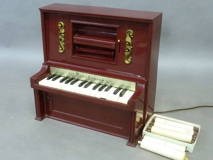 The Piano Ledeon 1960's Electric Player Piano Signed J.