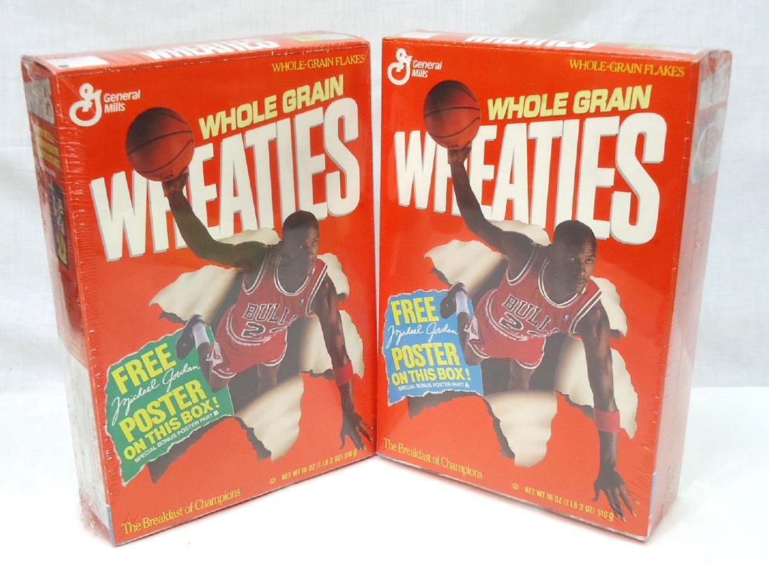 2 Sealed Boxes Michael Jordan Wheaties