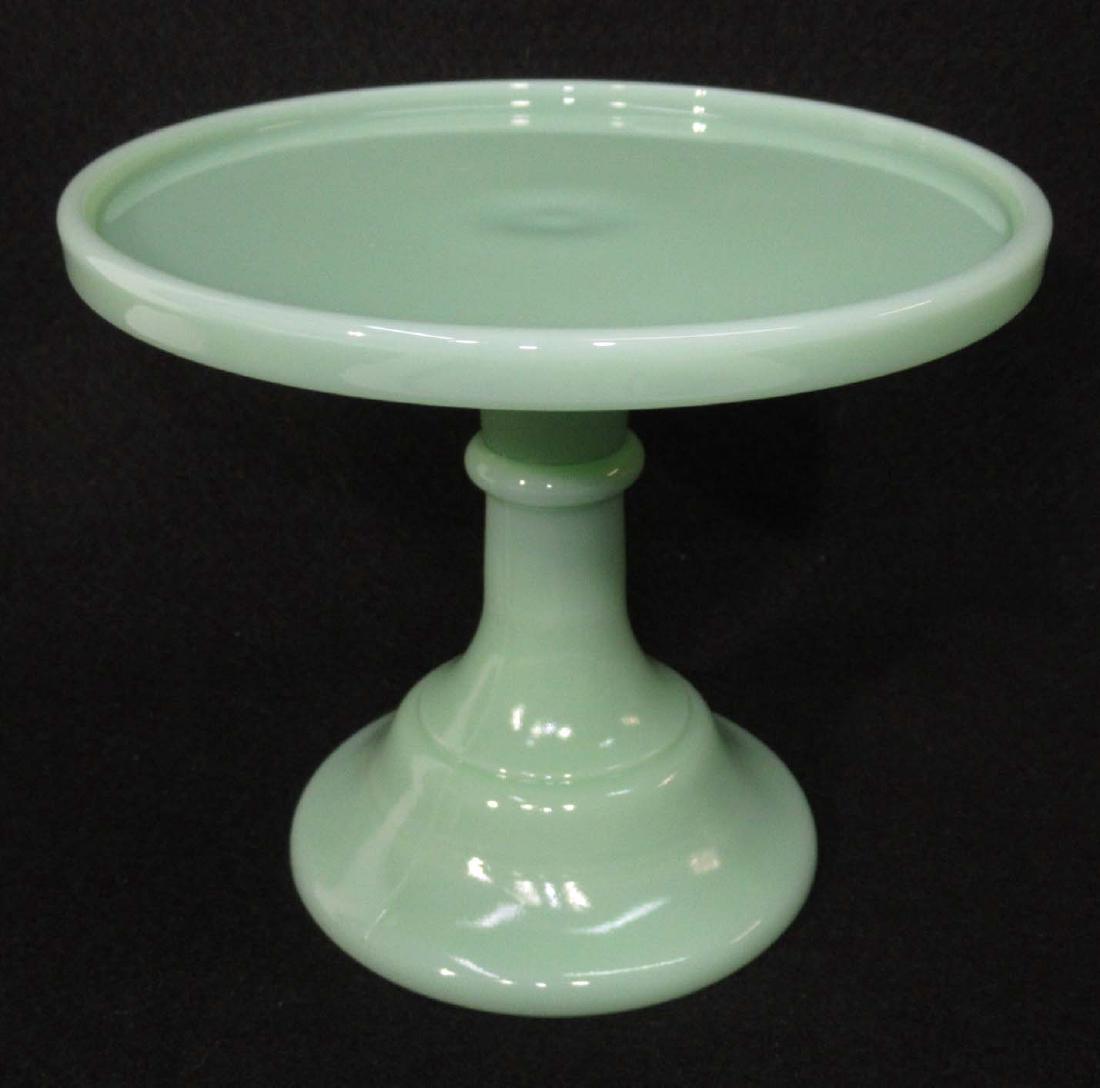 Modern Jadeite Cake Stand