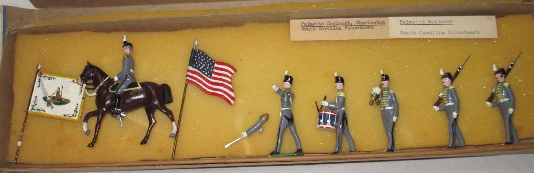 Set Of 6 Lead Soldiers Civil War