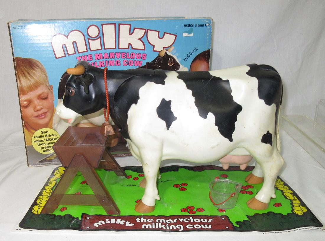 Milky Milking Cow Toy Orig. Box