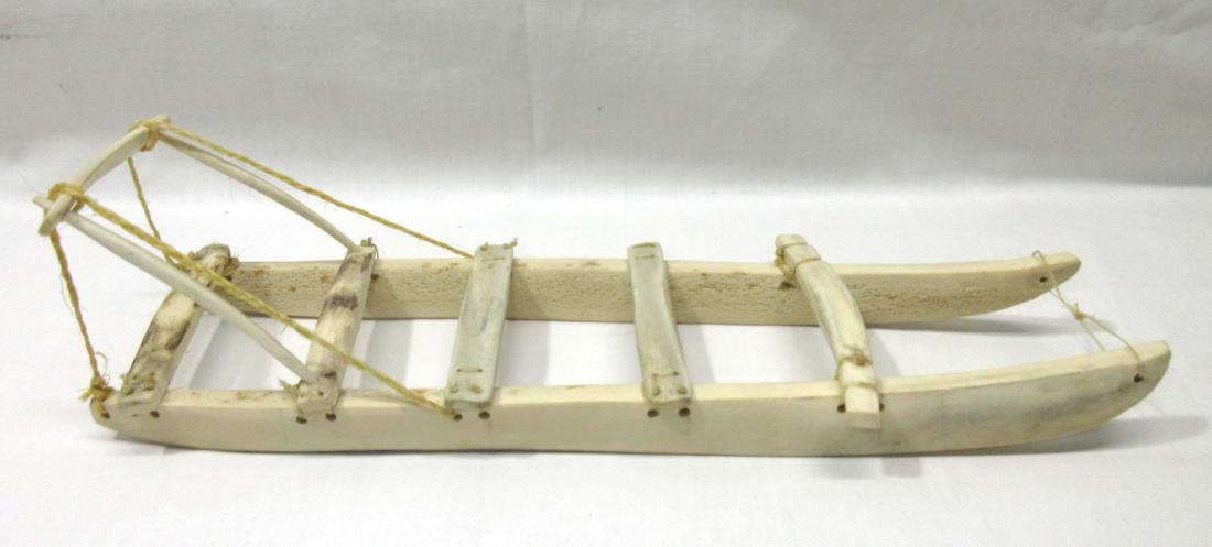 Inuit Walrus Bone & Sinew Sled