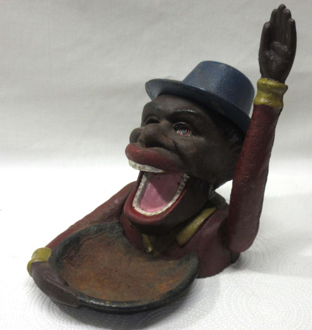 Modern Black Americana Cast Iron Mechanical Bank