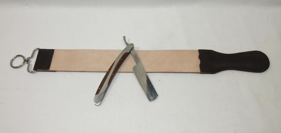 Straight Razor & Leather Strap