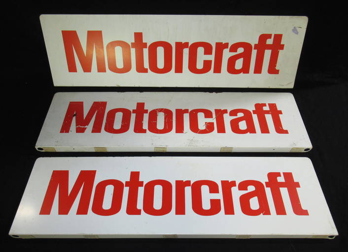 3 Motorcraft Signs