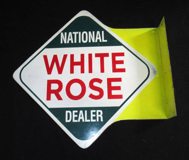 White Rose Flange Sign - Jan 25, 2020 | Martin Auction Co. in IL