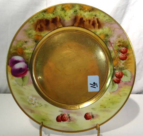 Pickard Plate "deserted Garden"