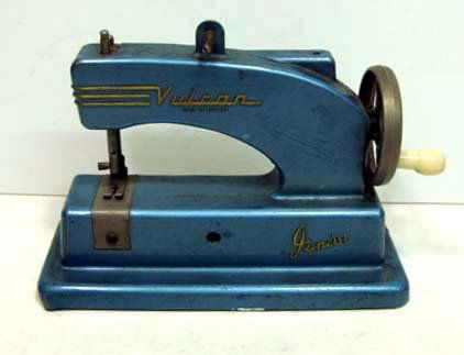 80: Child's Vulcan Jr. Metal Sewing Machine