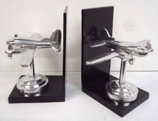 Pr. Airplane Bookends